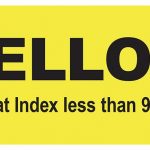 Heat Stress Management System Sign With Magnets - Heat Aware